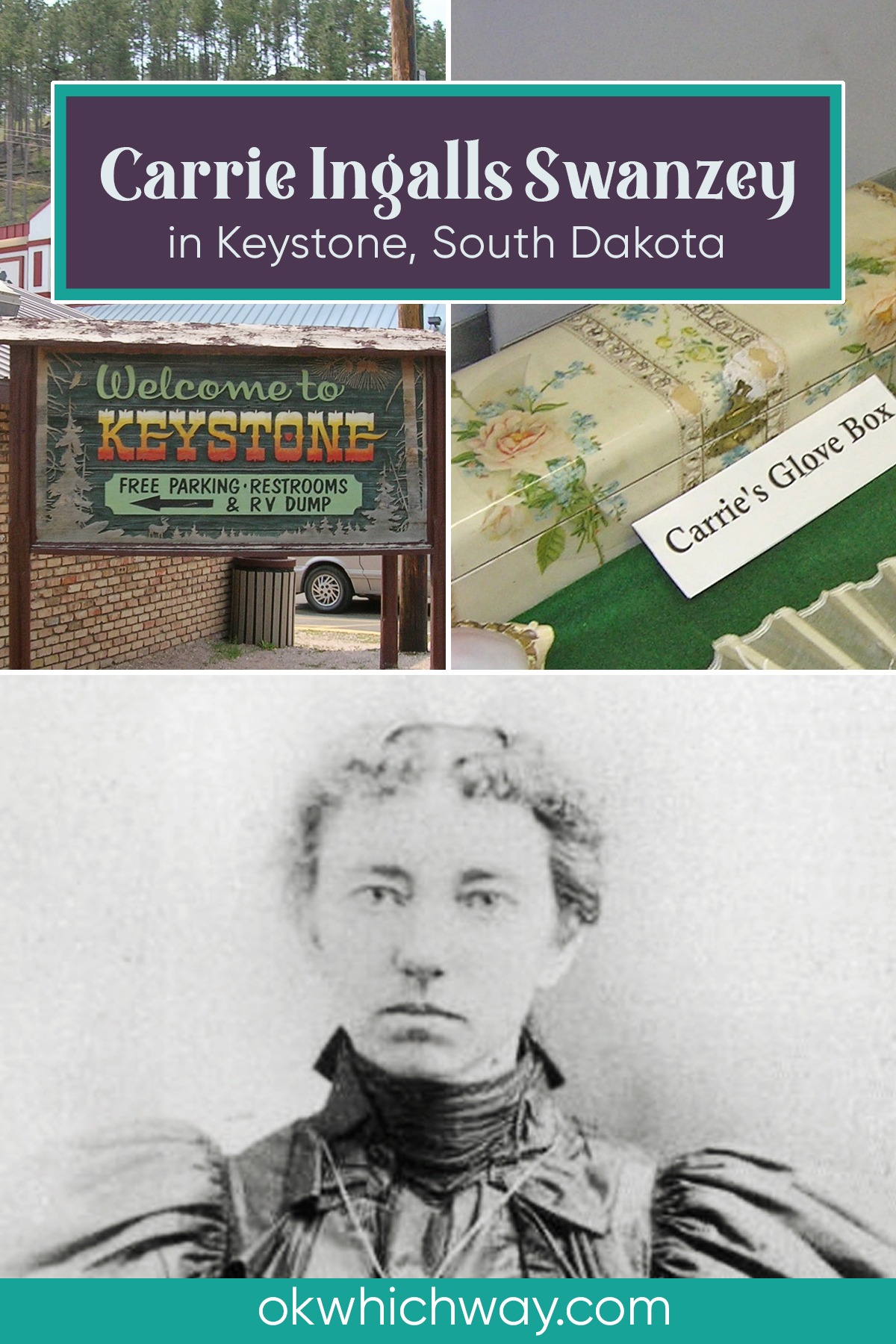 Carrie Ingalls Swanzey in Keystone, South Dakota | OK Which Way