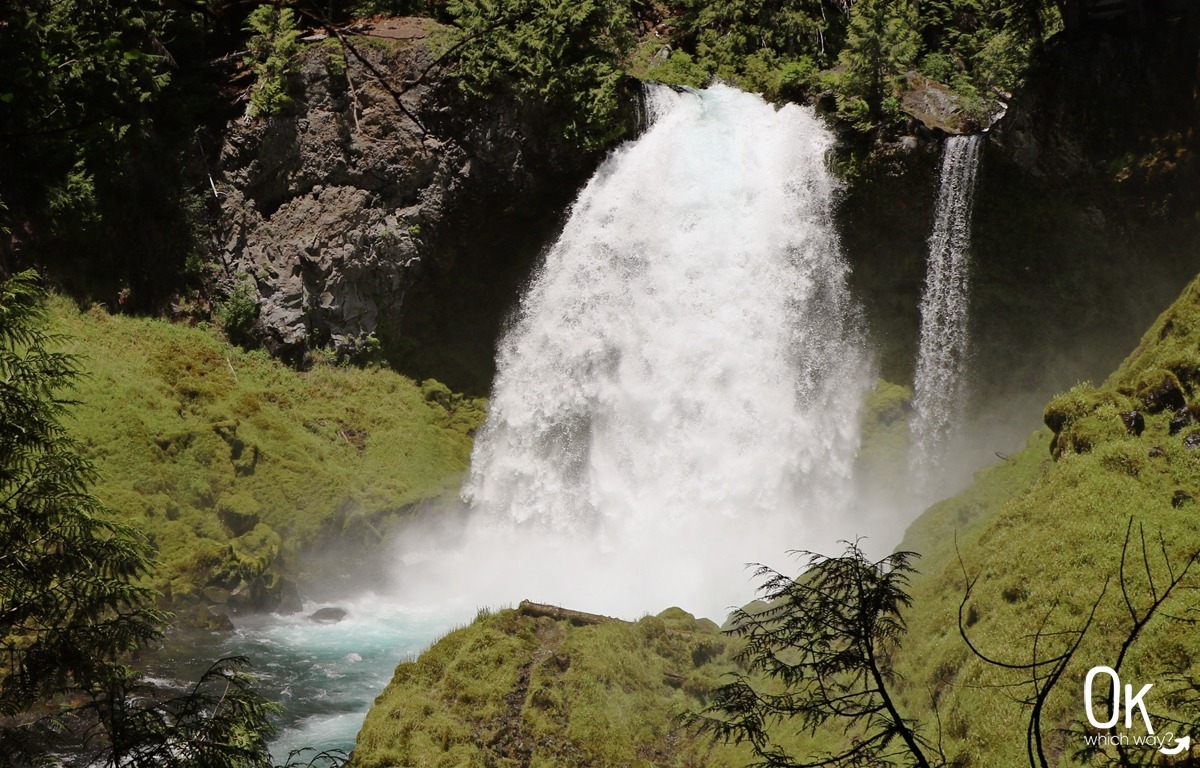 Visiting Sahalie Falls in Oregon