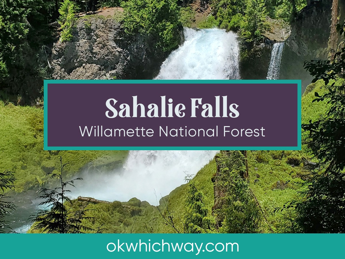 Visiting Sahalie Falls in Oregon