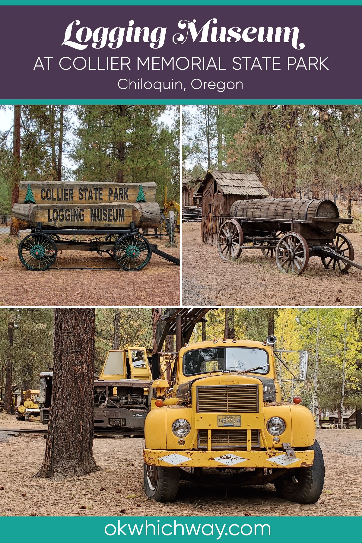 Logging Museum at Collier Memorial State Park | OK Which Way
